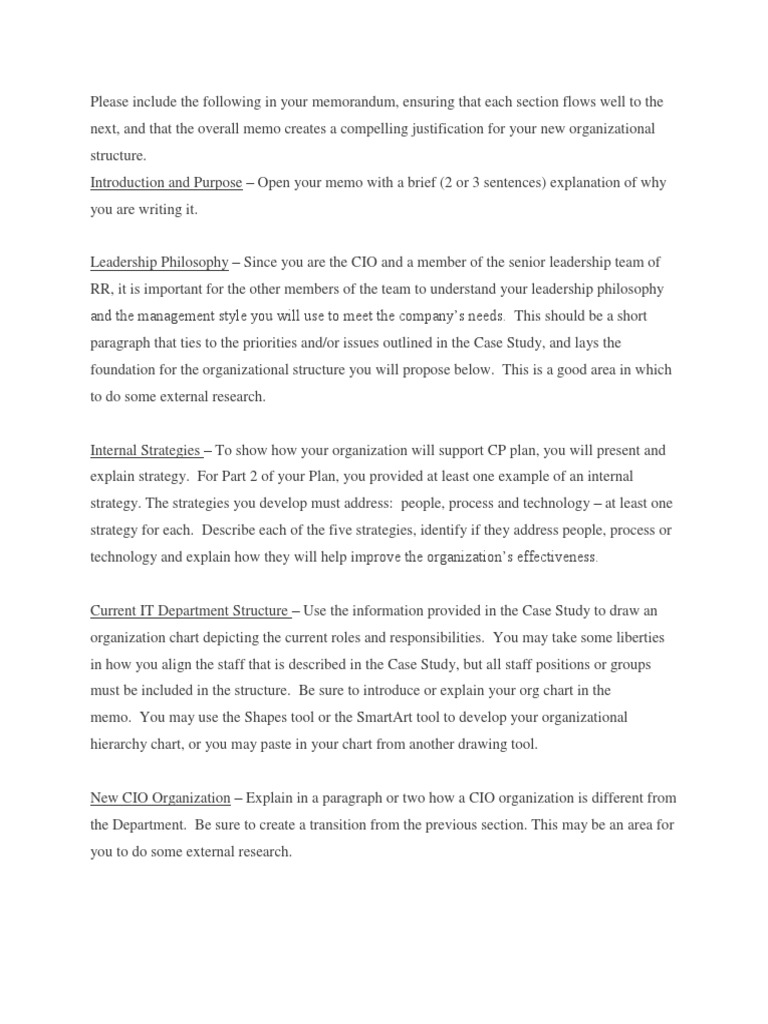 Memo | PDF | Organizational Structure | Leadership