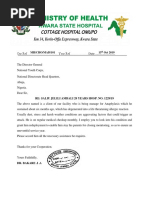 Ifesinachi Medical Nysc | PDF | Self-Improvement