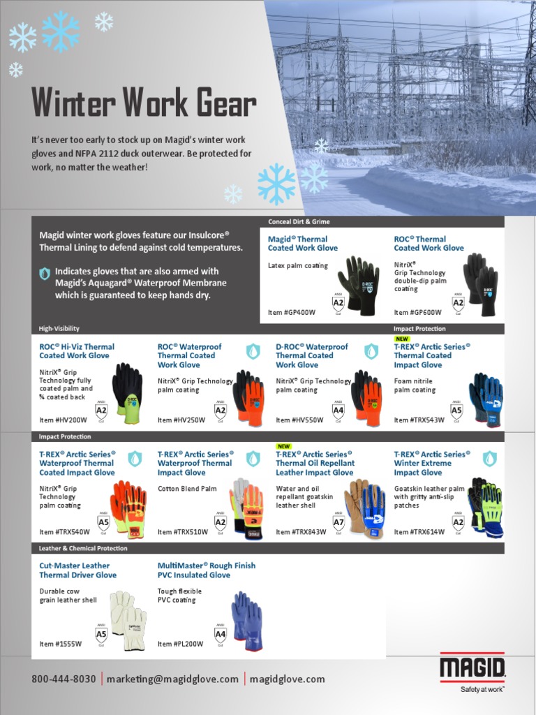 Magid Winter Gear Flyer 2020 | PDF | Glove | Clothing