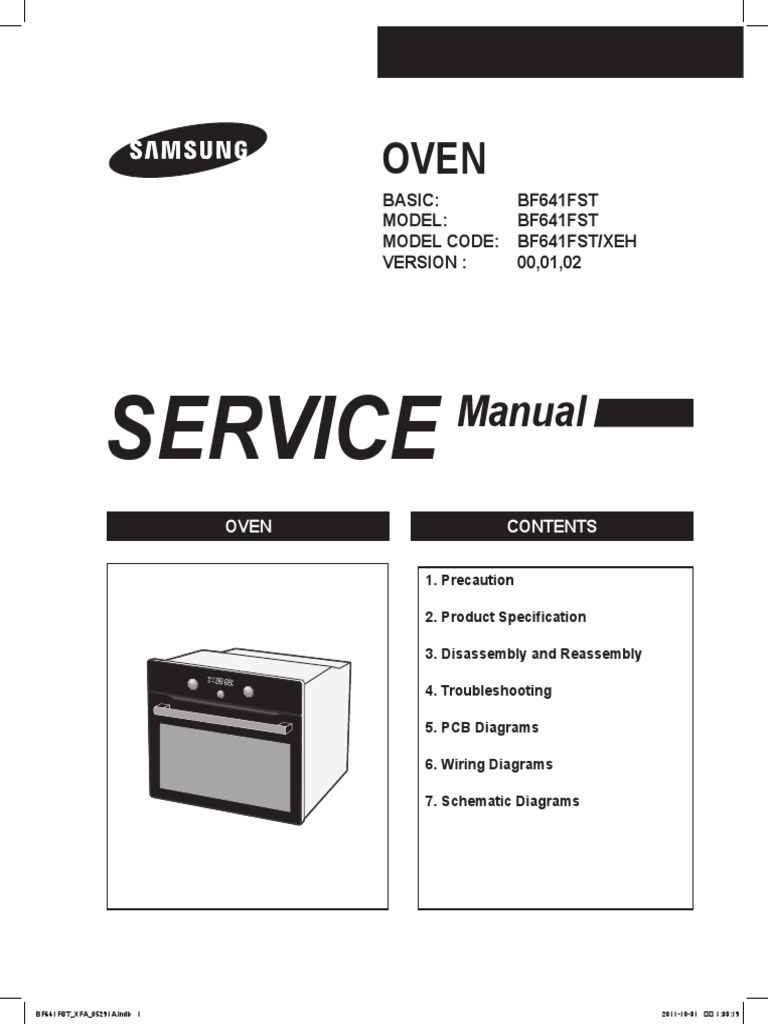 Oven Samsung - bf641fst - Xeh-00.01.02 | PDF | Field Effect Transistor ...