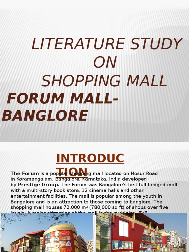 Shopping Mall Literature Study | Download Free PDF | Basement | Parking