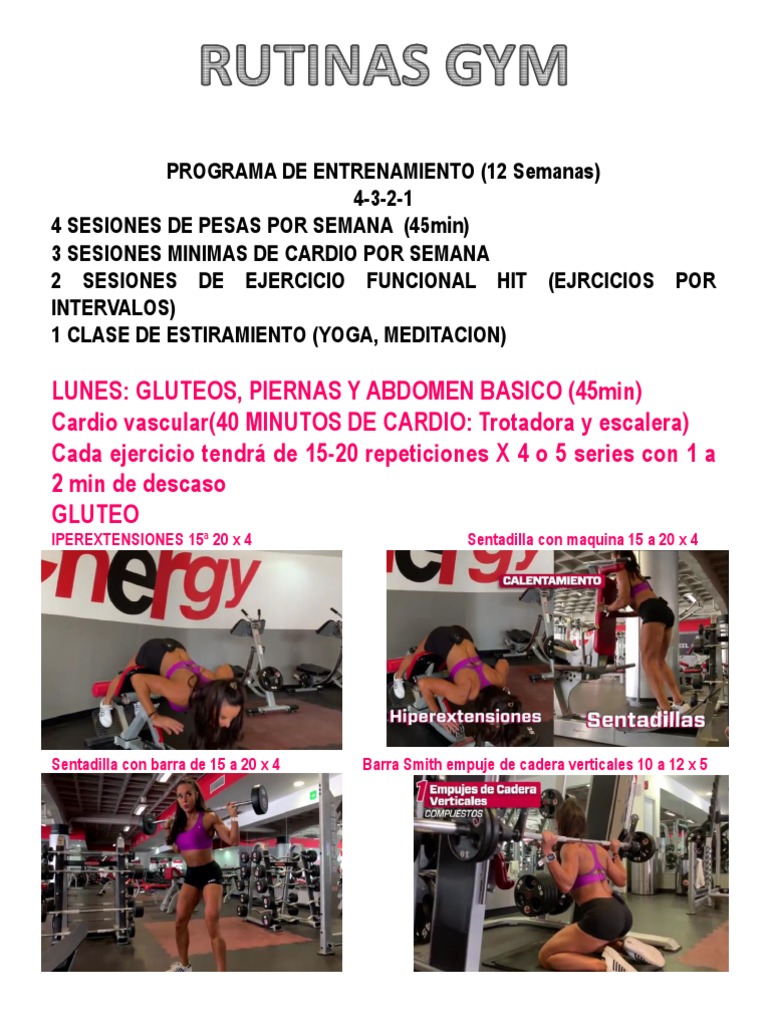 Rutinas De Gym Rutinas De Gym: ¿cómo Entrenar Tus Músculos