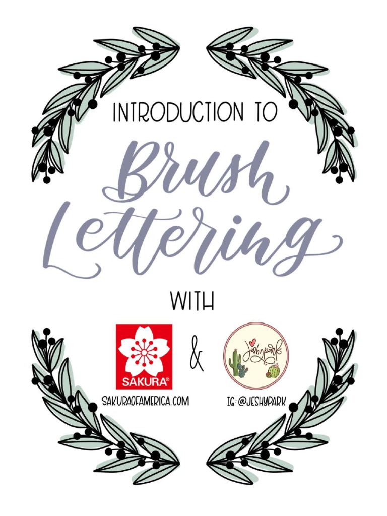 Brush Lettering | PDF