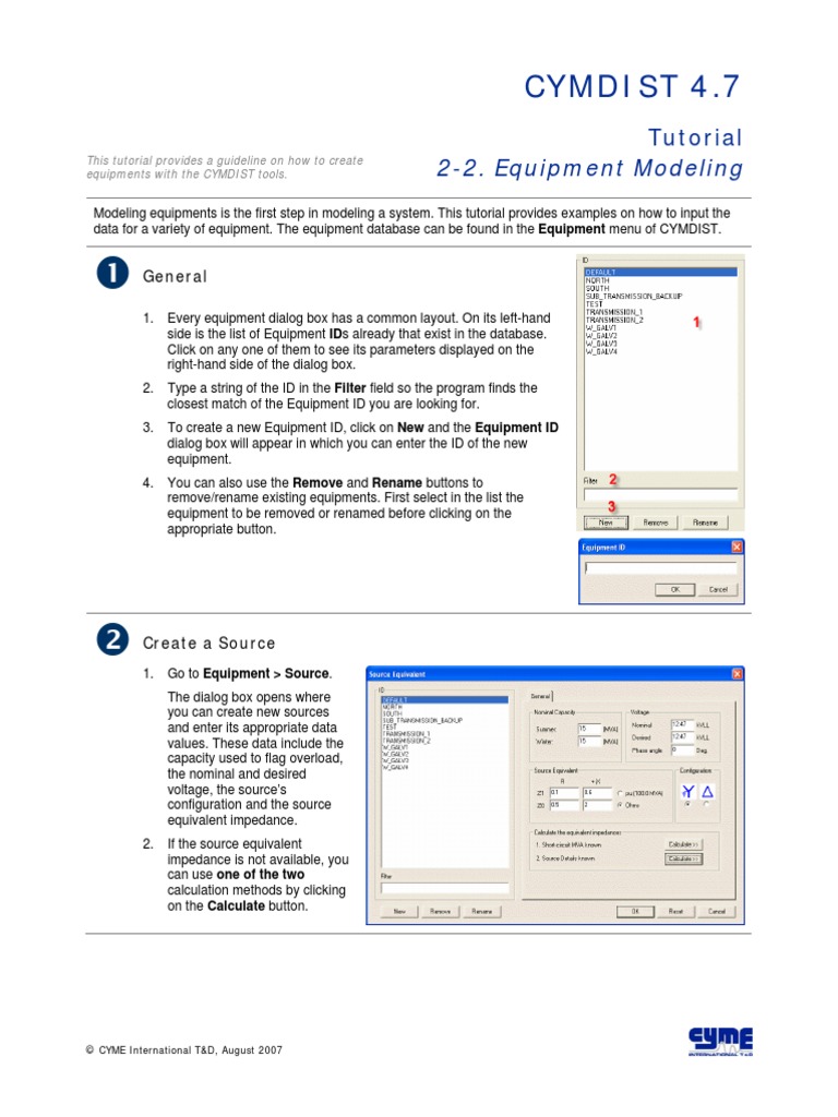 02-2 Equipment Modeling PDF | PDF | Transformer | Power (Physics)