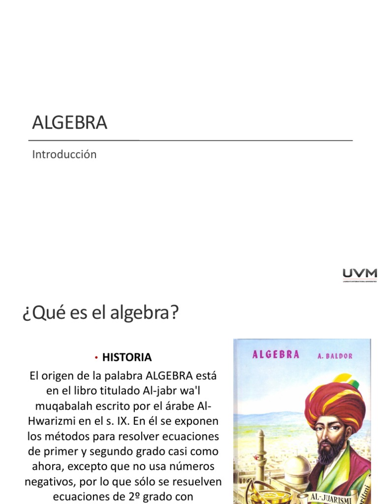 Introducción Al Algebra | PDF
