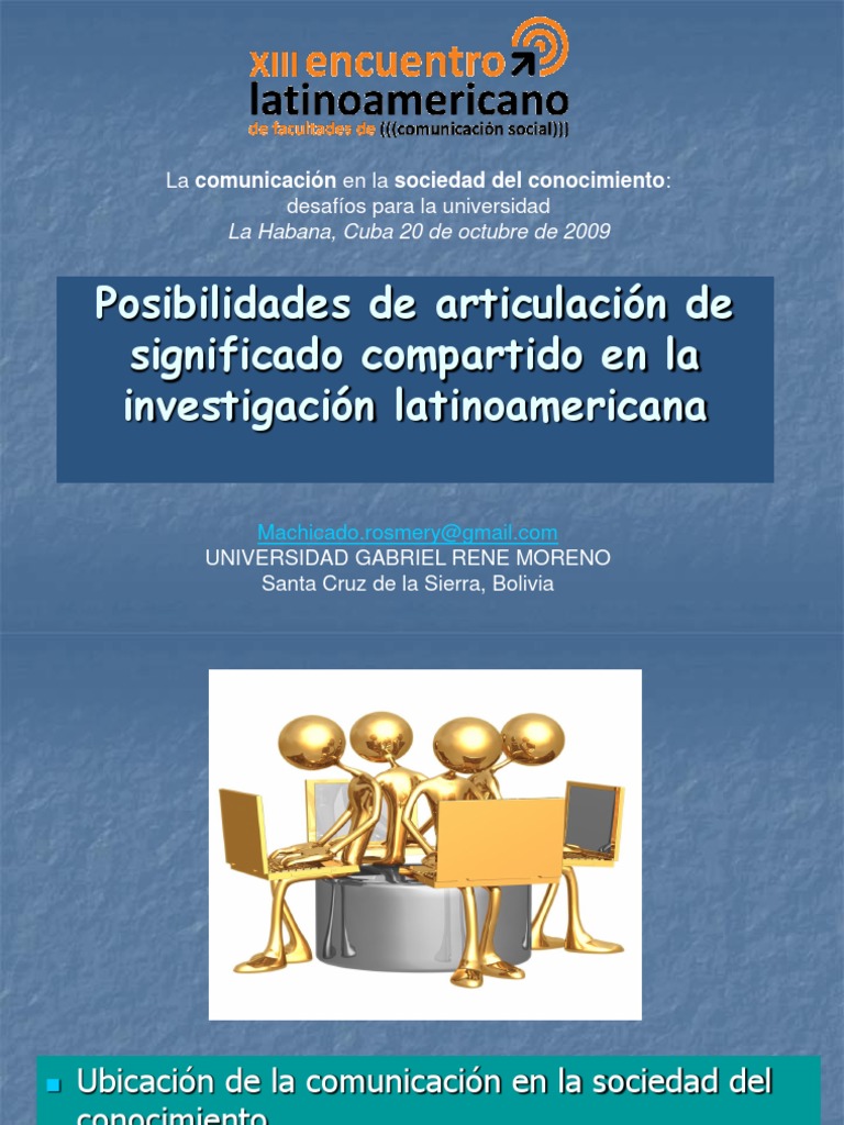 Significado Compartido | PDF | Sociedad | Comunicación