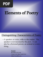 Elements of Poetry | PDF | Metre (Poetry) | Sonnets
