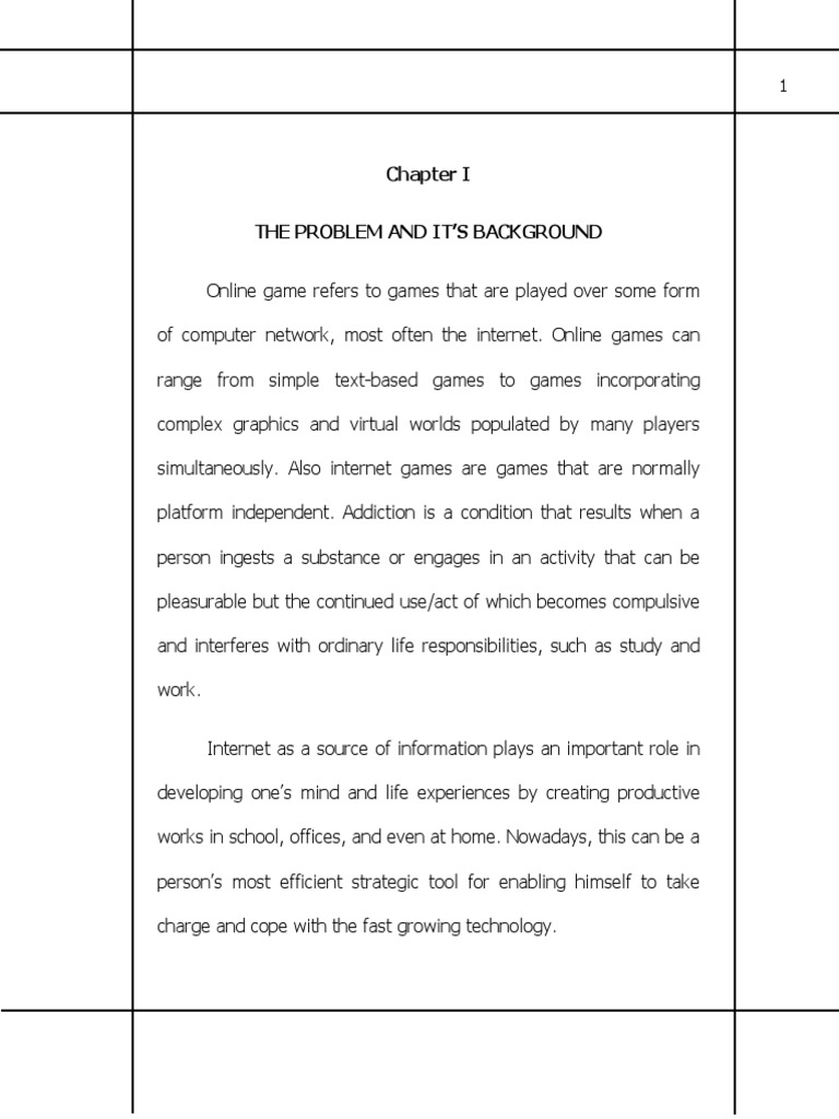 Effects of Online Games on Students' Academics | PDF | Video Games ...