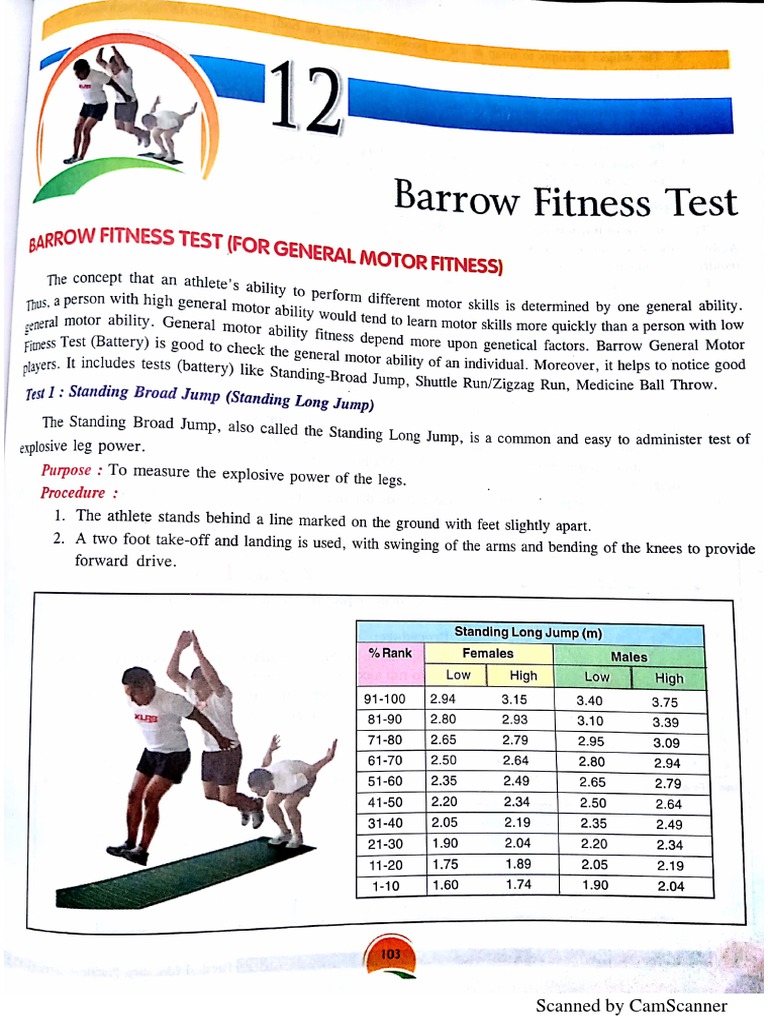Barrow Fitness Test | PDF