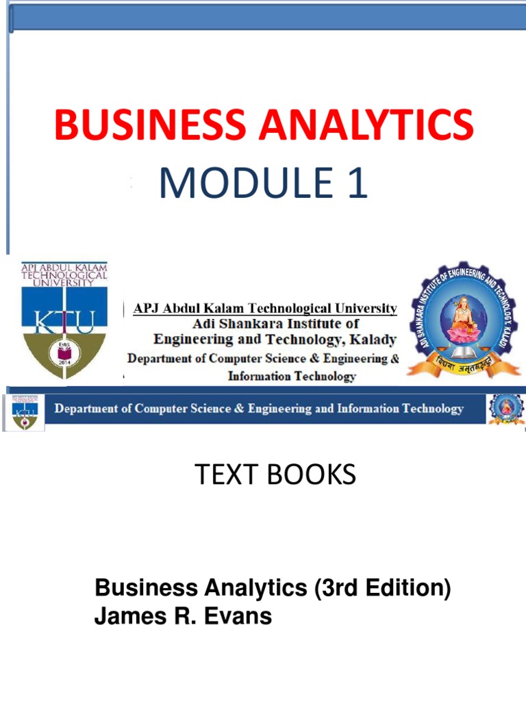 Businessanalyticspart 1 | PDF | Intelligence Analysis | Analytics
