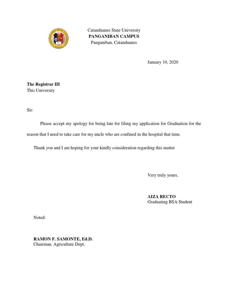 Request Letter | PDF