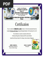 Certification of First Day of Service | PDF