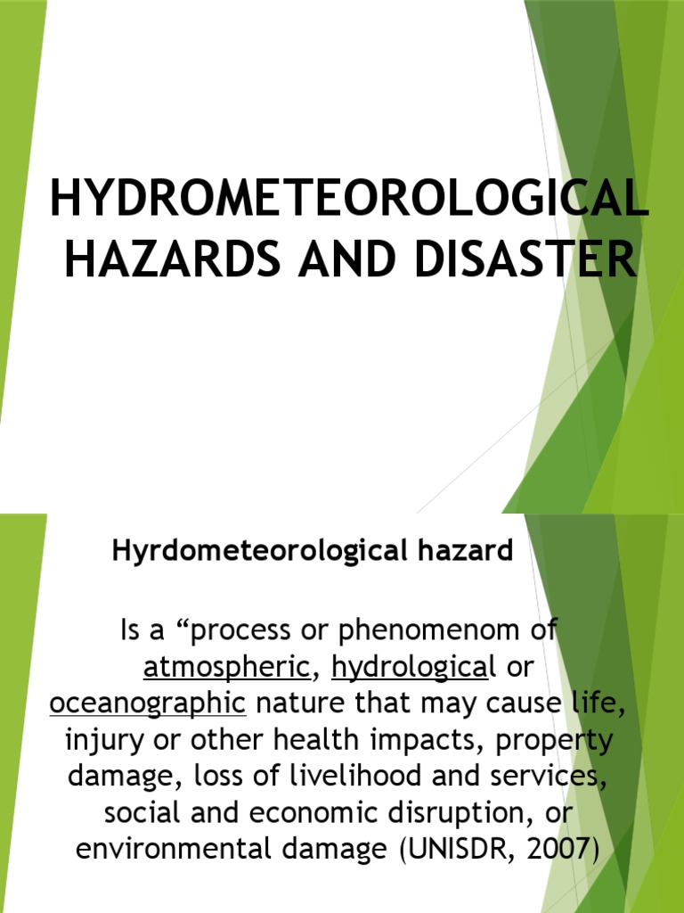 Hydrometeorological Hazards and Disaster | PDF | Tropical Cyclones | Meteorological Phenomena