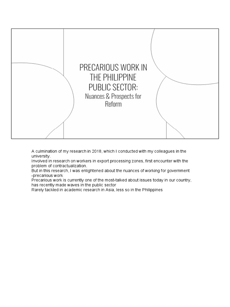 Government Contractualization | PDF | Outsourcing | Employment