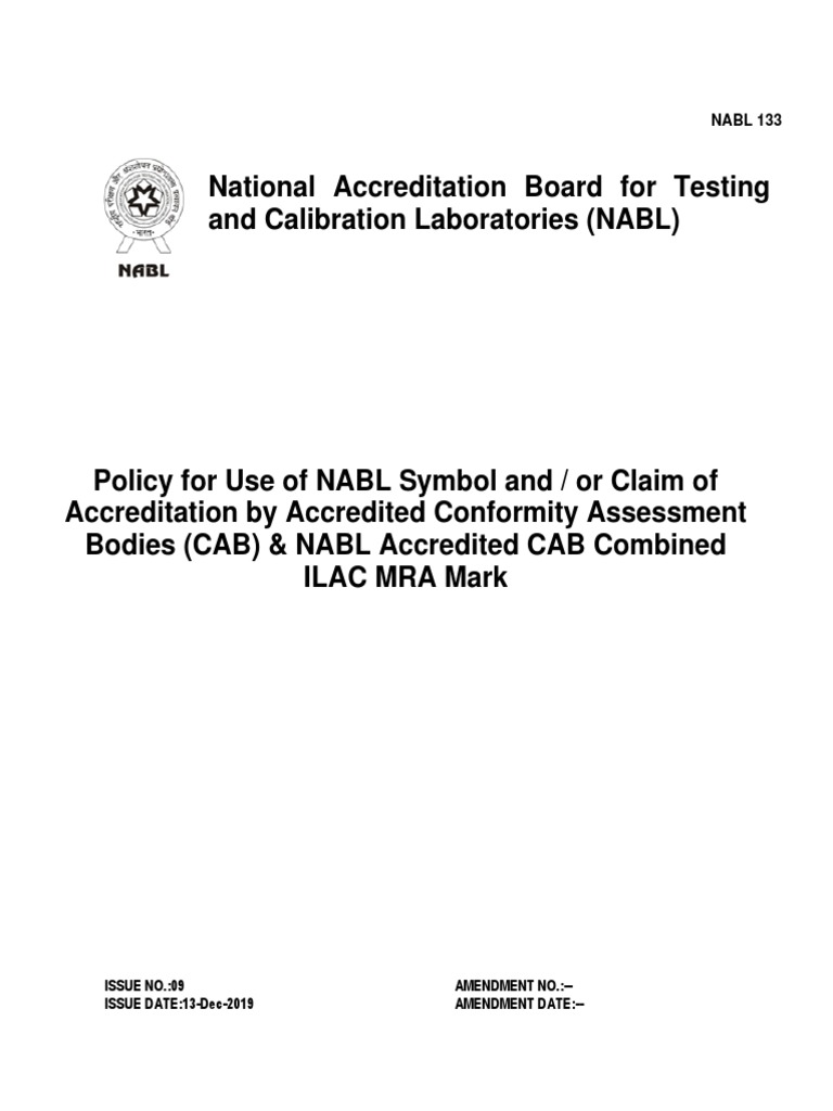 NABL 133: Guidelines for Symbol Use | PDF | Business