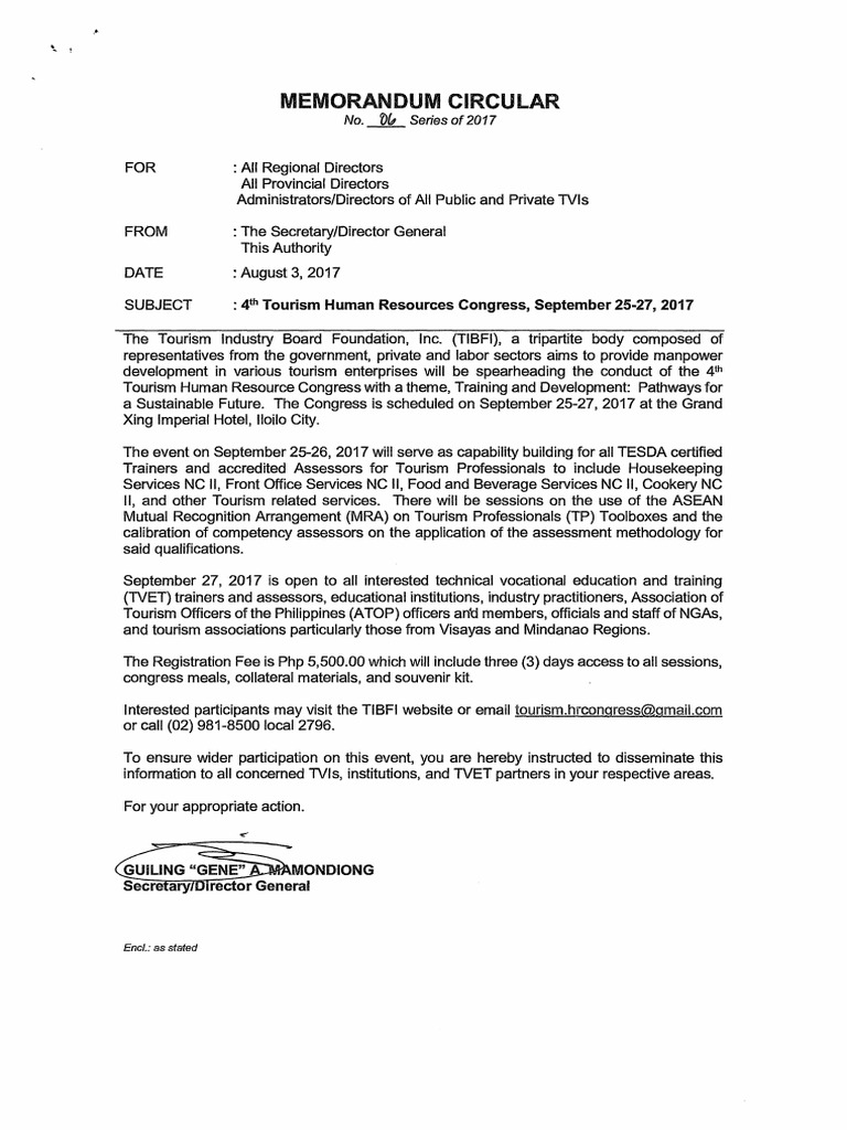 Memorandum Circular 006-2017 | Download Free PDF | Association Of ...