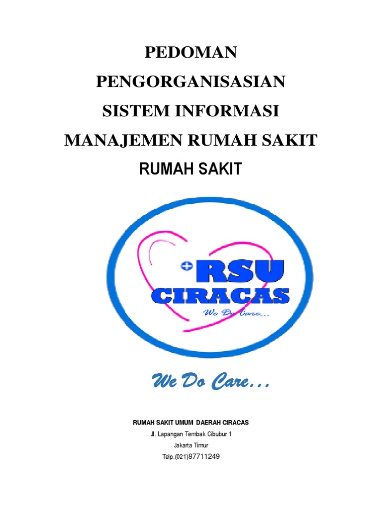 Pedoman PENGORGANISASIAN SIM RS XXXX | PDF