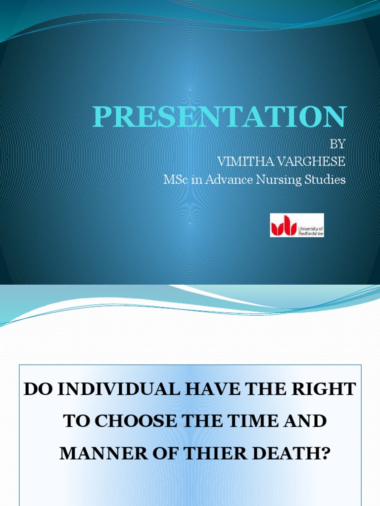 Euthanasia: Rights and Types Explained | PDF | Suicide | Medical Humanities