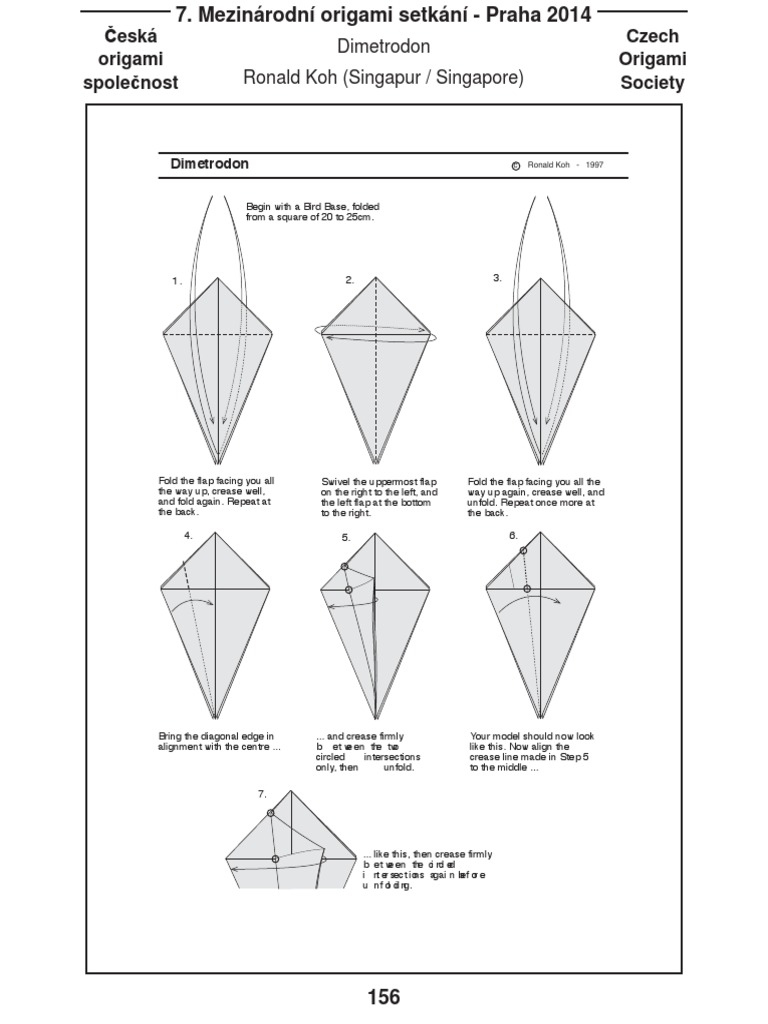 Dimetrodon | PDF | Origami | Printing Materials