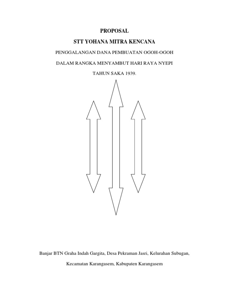 Contoh Proposal Ogoh-Ogoh | PDF
