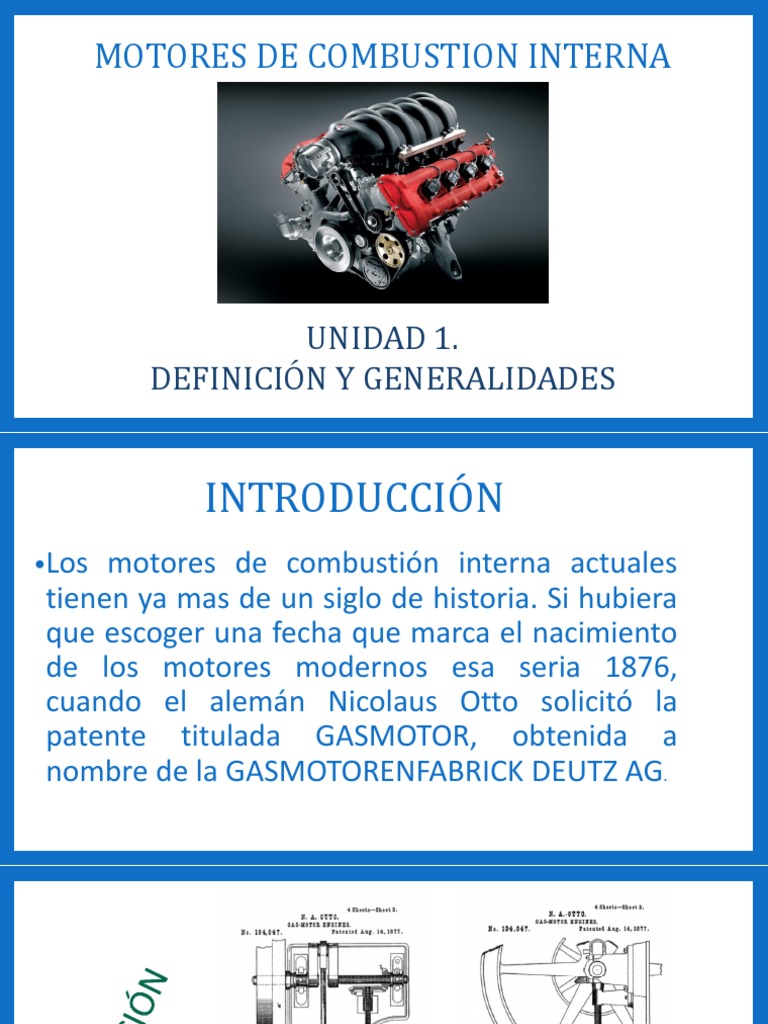 Introducción a Motores de Combustión Interna | PDF | Motor de ...