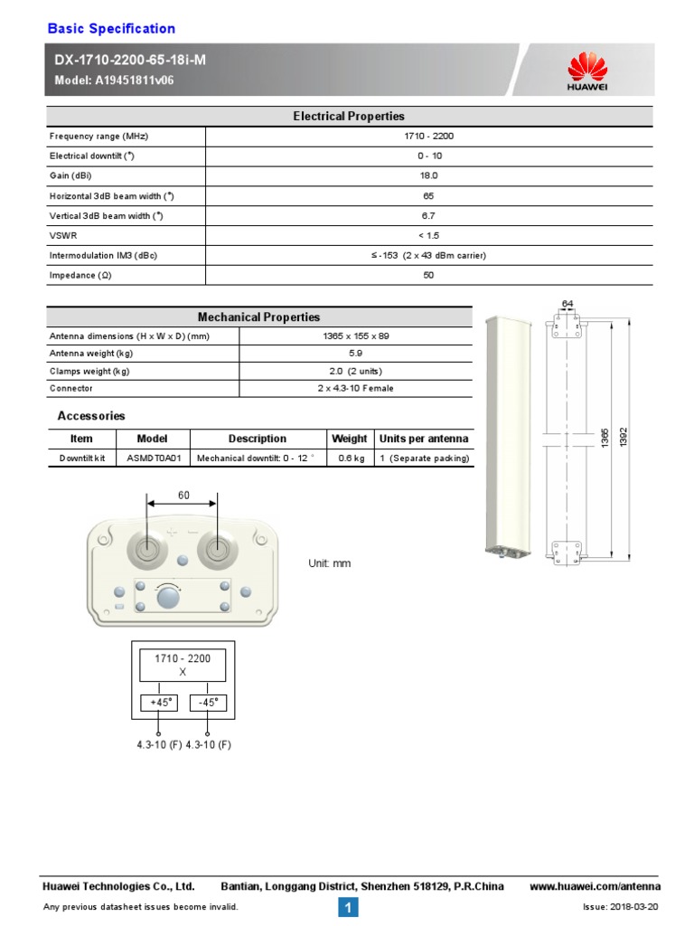 A19451811 V 06 | PDF | Antenna (Radio) | Broadcasting