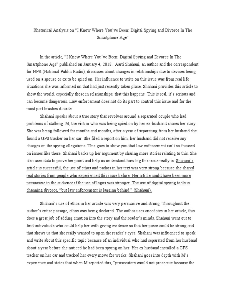 Rhetorical Analysis | PDF | Logos | Rhetoric