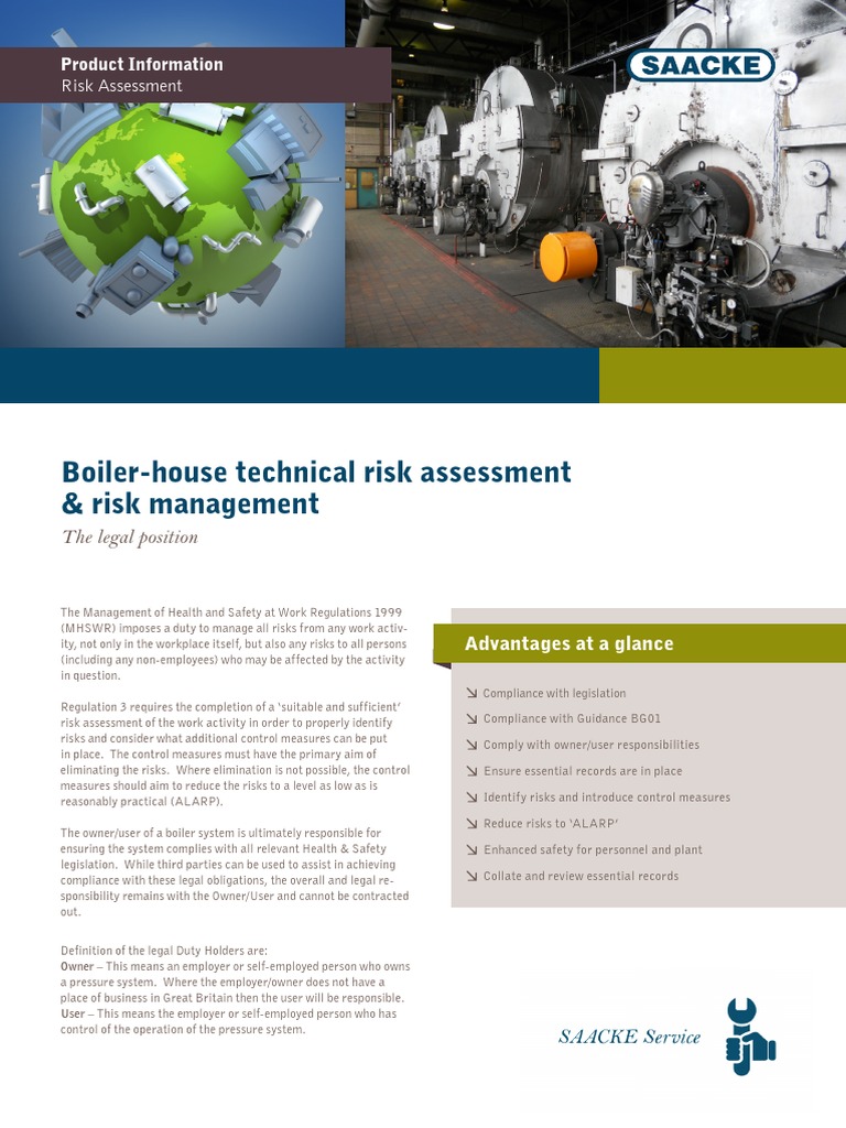 SAACKE UK Boiler-House Technical Risk Assessment | PDF | Risk ...