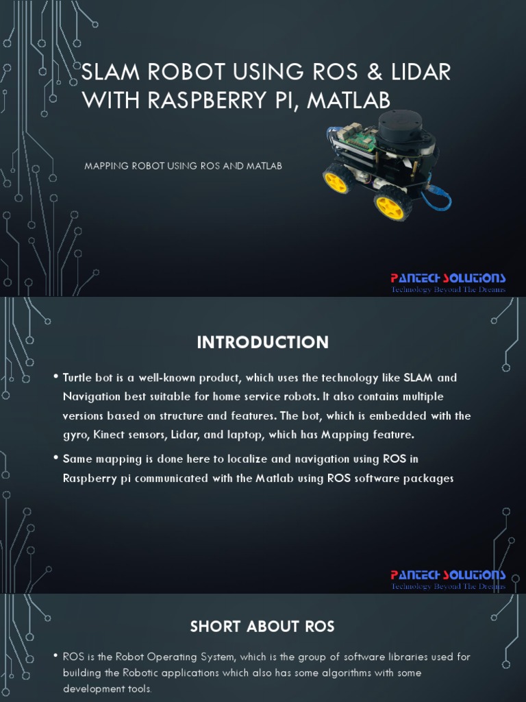 Slam Robot Using Ros Lidar With Raspberry Pdf Lidar Raspberry Pi