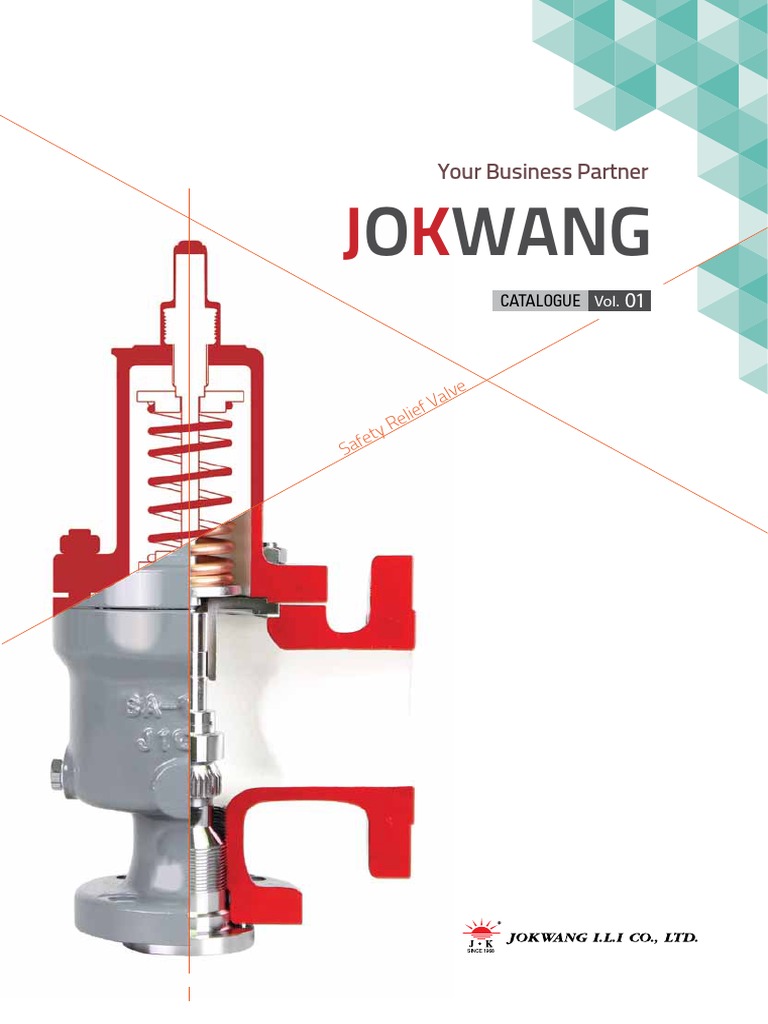 JOKWANG Safety Relief Valve Catalogue | PDF | Valve | Instrumentation