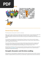 Small Group Analysis | PDF | Norm (Social) | Leadership
