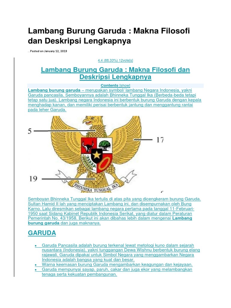 Lambang Burung Garuda | PDF