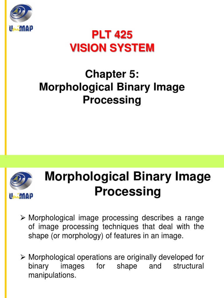 Chapter 5 - Morphological Binary Image Processing | PDF | Signal ...