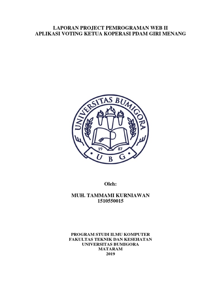 Laporan Project Pemrograman Web Ii | PDF