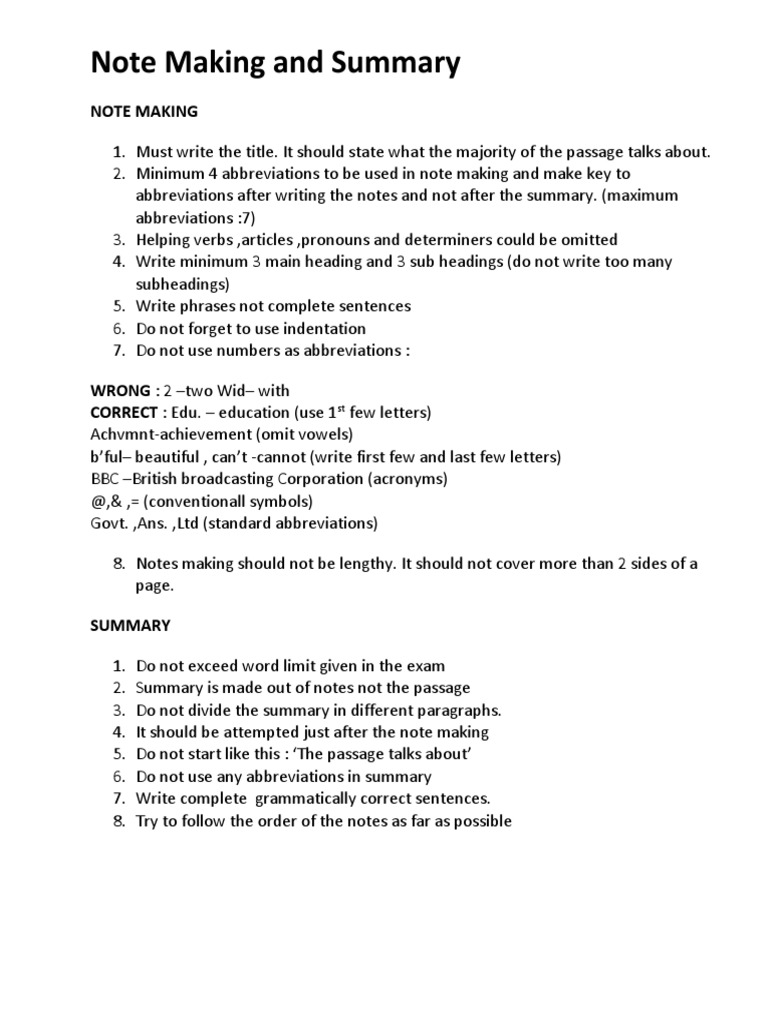 Note Making and | PDF | Onomastics | Languages