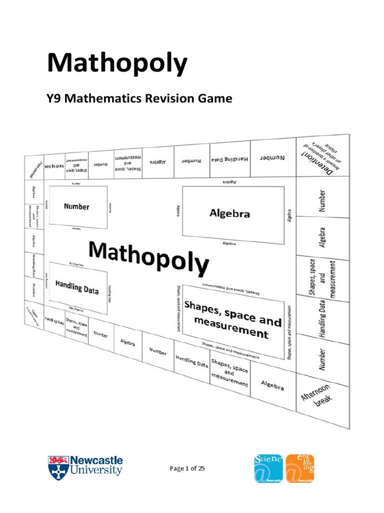 Mathopoly PDF | PDF | Triangle | Area