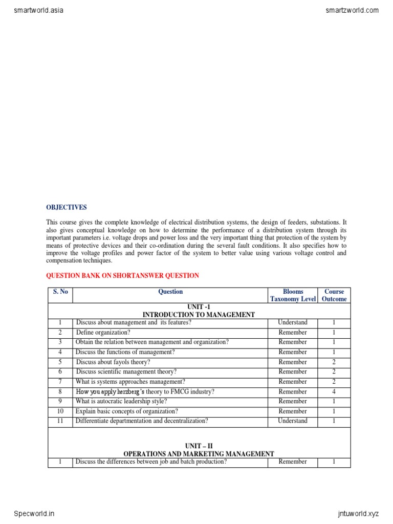 Management Science Question Bank | PDF | Strategic Management | Business