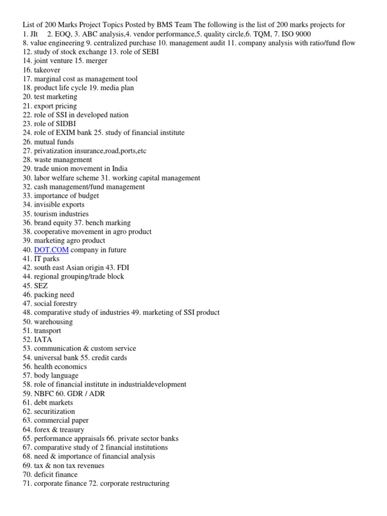 Tybms Project Title | PDF | Cost Accounting | Accounting