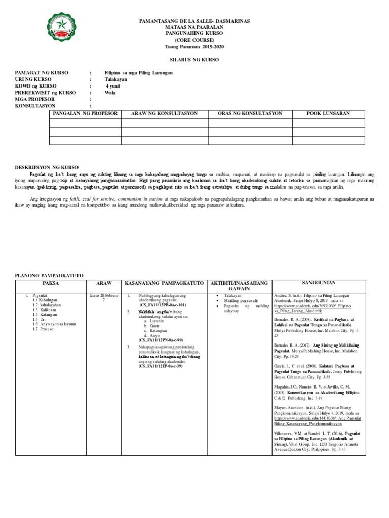 PIling Larang Akademiks PDF | PDF