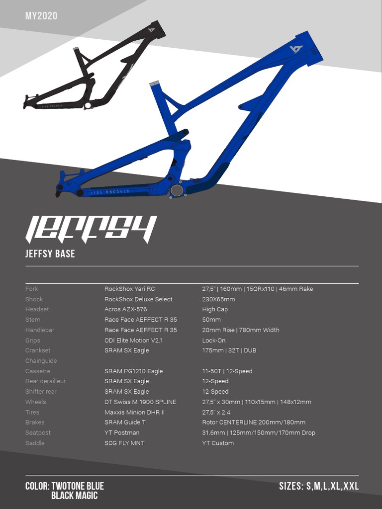 Spec Overview Jeffsy Base | PDF