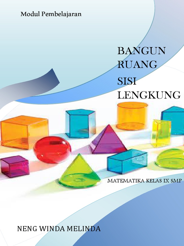 Modul Bangun Ruang Sisi Lengkung Kelas 9 | PDF