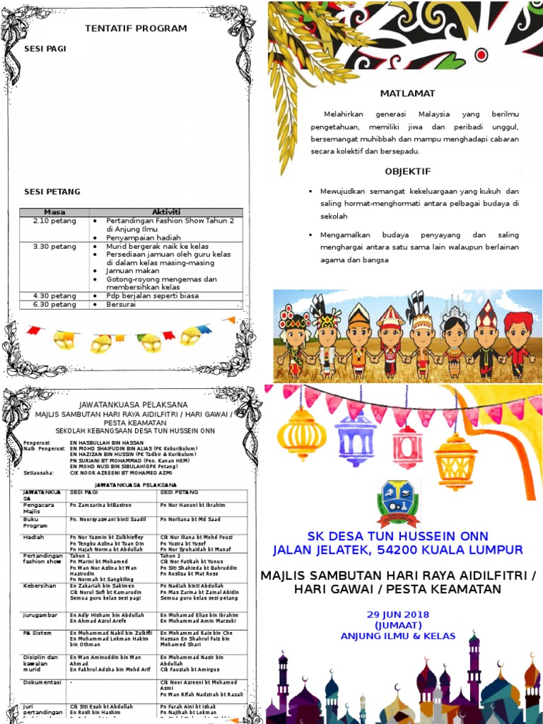 Buku Program Rimup Raya | PDF