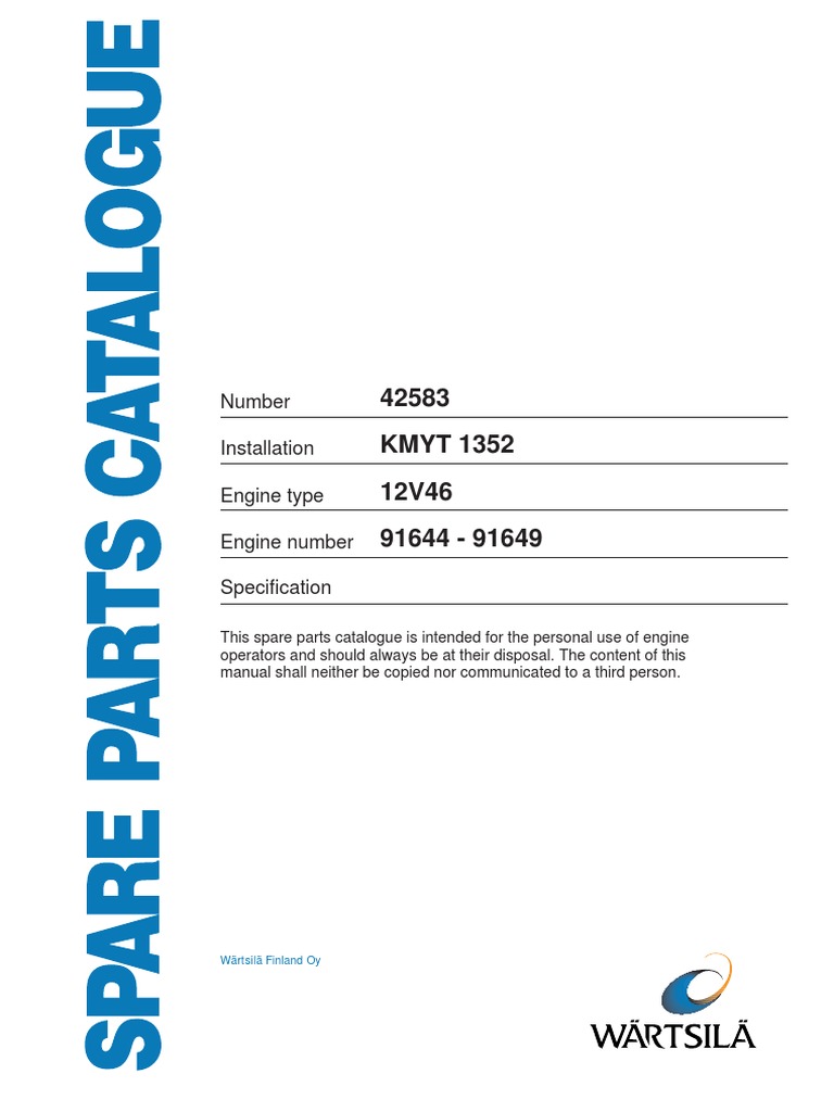 Spare Parts Book | PDF | Valve | Pump