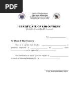 Duty Certificate | PDF | Career & Growth | Finance & Money Management