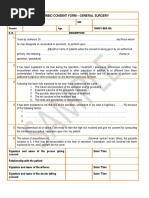 Consent Form For Ventilation and Icu Procedures | PDF