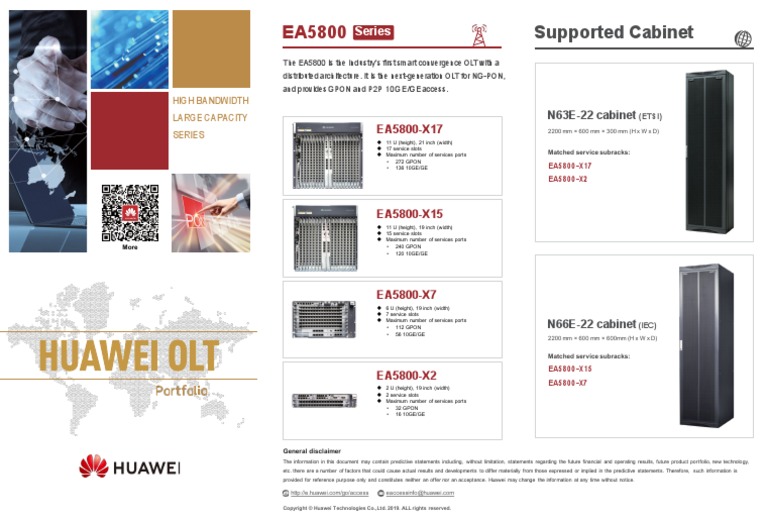 Huawei OLT Portfolio v3 | PDF | Business