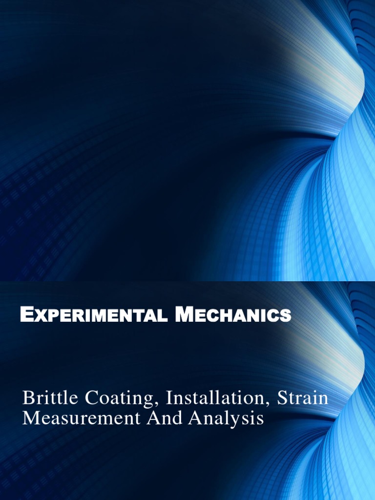 Understanding Brittle Coating Techniques | PDF | Fracture | Mechanical ...