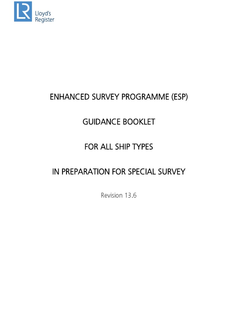 Enhanced Survey Programme Guidance | PDF | Oil Tanker | Ships