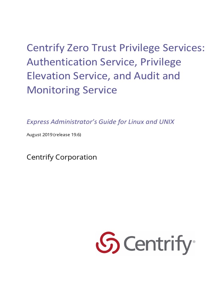 Centrify Express Unix Agent Guide | PDF | Active Directory | Superuser