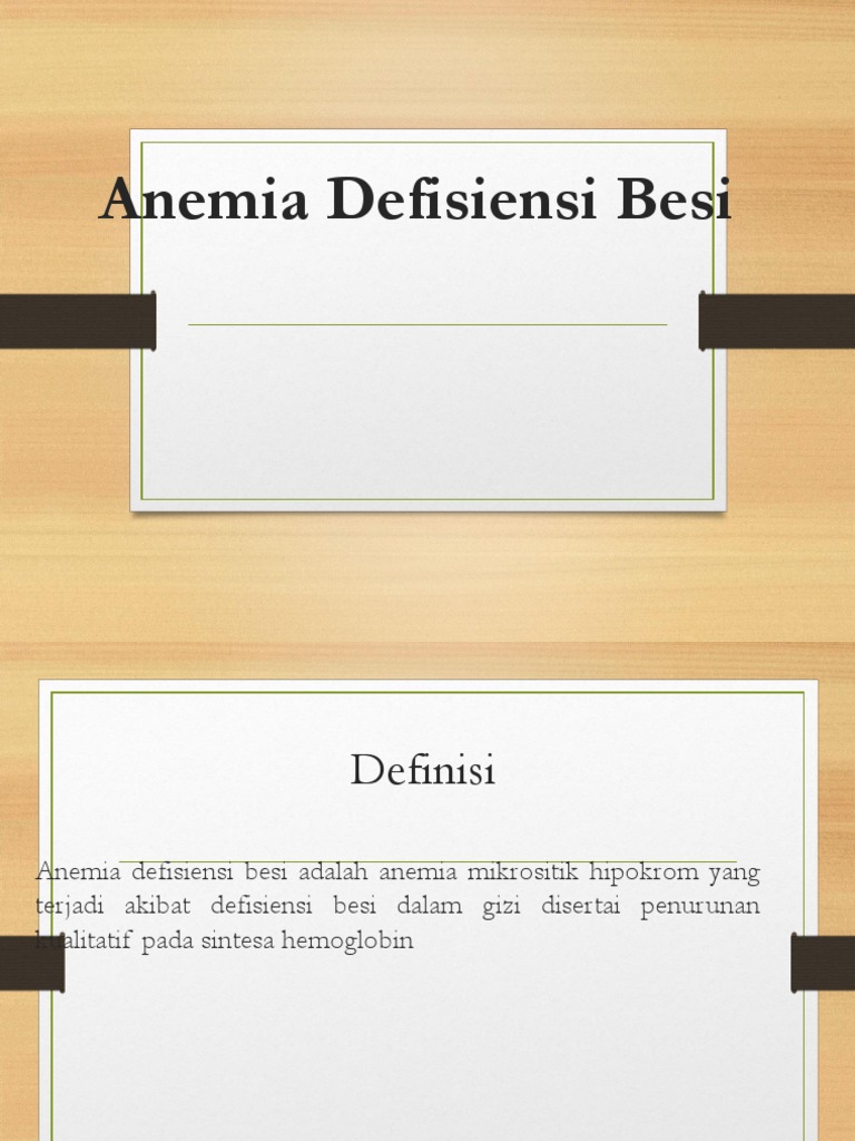 Anemia Defisiensi Besi | PDF | Kesehatan Holistik
